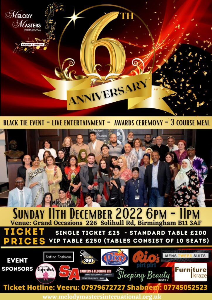 Melody Masters International – Equality and Diversity